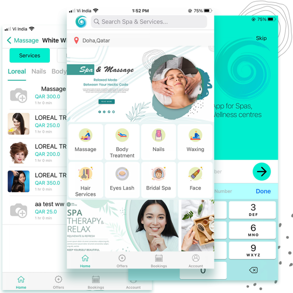 Salon & Spa Management booking Software System Qatar - Gaba